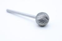 China SD-9M DC D2521 25mm Cut Diameter Double Cut YG8 Grade Tungsten Carbide Ball Shape Burr for Contouring and Deburring for sale