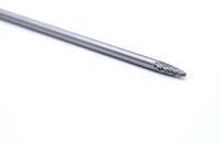 China SF-1ML6 Long Shank Carbide Burr with 6mm Head Diameter and Double Cut Design for Fine Stock Removal for sale
