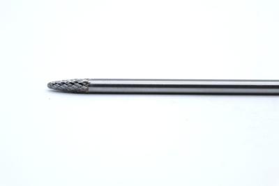 China Double Cut Extended Shank Tungsten Carbide Burr for General Purpose Finishing for sale