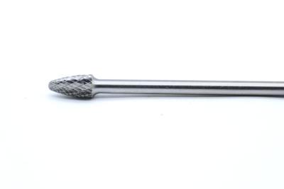 China SF-5ZML6 DC Double Cut Extended Shank Carbide Burr for Smooth Finishing on Soft Metals for sale