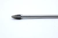 China Single Cut Tungsten Carbide Burr with 170mm Overall Length for Deep Cavity Work for sale