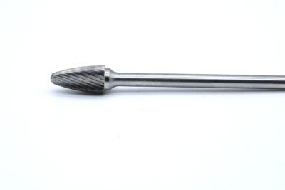 China SF-5M Tungsten Carbide Rotary Burr with 100mm Extended Shank for Deep Cavity Machining for sale