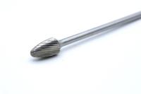 China SF-6ML6 Long Shank Carbide Burr with 16mm Head Diameter and Single Cut Design for Deep Cavity Heavy Stock Removal for sale