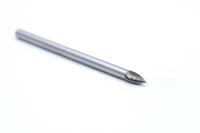 China SG-1ML6 Long Shank Tungsten Carbide Rotary Burr with Pointed Tree Shape and Single Cut Design for Deep Narrow Slots for sale