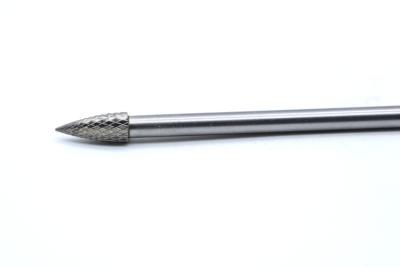 China SG-2ML6 DC Double Cut Extended Shank Tungsten Carbide Rotary Burr for Deburring and Finishing for sale