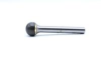 China SD-3M Ball Shape Carbide Burr Blank with 9.6mm Head Diameter and YG8 Grade for Internal Corners for sale