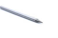 China SM-1ML3 Long-Shank Conical Single Cut Burr with 6mm Head and 75mm Shank Length for Fine Slope Work for sale