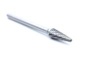 China SL-3ZML3 DC Long Shank Carbide Burr with 10mm Head Diameter and 70mm Extended Shank for Double Cut Efficiency for sale