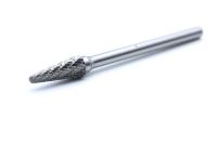 China SL-3ZML3 DC Long Shank Carbide Burr with 10mm Head Diameter and 70mm Extended Shank for Double Cut Efficiency for sale