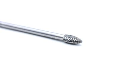 China SH-2ML6 DC Double Cut Rotary Burr with Extended Shank – For Smooth Finishing for sale