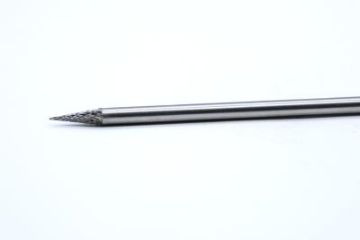 China SM-2BML6 DC Long Shank Carbide Burr with 6mm Head and 150mm Shank for Deep Slope Work - Double Cut Design for sale