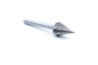 China SM-6ML2 DC 16mm Head Diameter Long Shank Carbide Rotary Burr with 50mm Extended Shank and Double Cut Design for Slope and Hole Work for sale