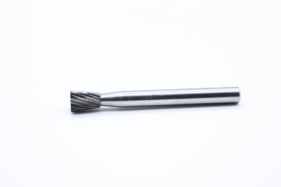 China SN-2ZML2 SC Extended-Reach Inverted Cone Carbide Burr with 50mm Shank for Reverse-Angle Finishing for sale
