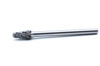 China SL-4ZML3 Long Shank Carbide Burr with 12mm Head and 75mm Shank for Steel Slope Work for sale
