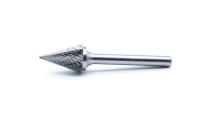 China SM-6ML2 DC 16mm Head Diameter Long Shank Carbide Rotary Burr with 50mm Extended Shank and Double Cut Design for Slope and Hole Work for sale