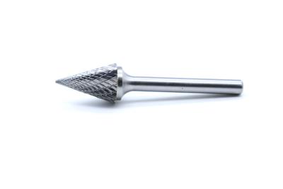 China SM-6ML2 DC 16mm Head Diameter Long Shank Carbide Rotary Burr with 50mm Extended Shank and Double Cut Design for Slope and Hole Work for sale