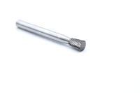 China SN-2ZML2 SC Extended-Reach Inverted Cone Carbide Burr with 50mm Shank for Reverse-Angle Finishing for sale