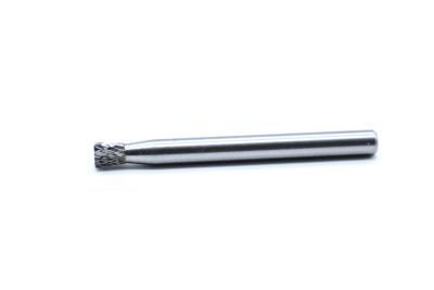 China SN-1BML2 DC Inverted Cone Carbide Burr with Double Cut Design and 50mm Extended Shank for Undercutting for sale