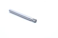 China SN-1BML2 DC Inverted Cone Carbide Burr with Double Cut Design and 50mm Extended Shank for Undercutting for sale