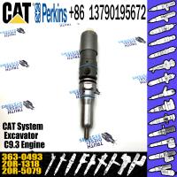 China Diesel Common Fuel Rail Engine Injector 363-0493 For CAT C9.3 Excavator 336E 336E L 336E LN 568 FM 568 FM LL for sale