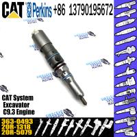 China Diesel Common Fuel Rail Engine Injector 363-0493 For CAT C9.3 Excavator 336E 336E L 336E LN 568 FM 568 FM LL for sale