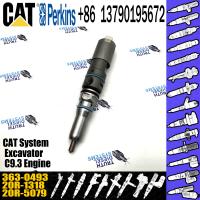 China Diesel Common Fuel Rail Engine Injector 363-0493 For CAT C9.3 Excavator 336E 336E L 336E LN 568 FM 568 FM LL for sale