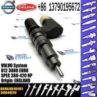 China injector common rail fuel injector 3964820 BEBE4B10101 for D12 3080 EURO SPEC 380-420 HP with genuine quality for sale