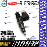 China injector common rail fuel injector 3964820 BEBE4B10101 for D12 3080 EURO SPEC 380-420 HP with genuine quality for sale