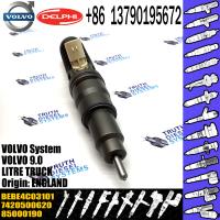 China Diesel Injector 7420500620, 85000190, BEBE4C03001, BEBE4C03101 for VOL Penta engine TAD940VE D9A, Euro 2, Euro 3 for sale