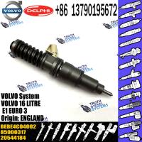 China Factory Direct Sale Diesel Fuel Injector 20544184 85000317 BEBE4C04002 For VOL 16 LITRE E1 EURO 3 for sale
