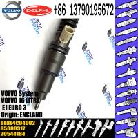 China Factory Direct Sale Diesel Fuel Injector 20544184 85000317 BEBE4C04002 For VOL 16 LITRE E1 EURO 3 for sale