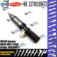 China original Diesel Fuel Injector 20702362 BEBE4D09001 BEBE4D33001 E3.18 for VOL /  TRUCK for sale