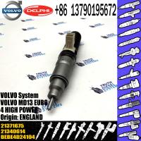 China MD13 inyector Diesel Engine Common Rail Fuel Injector BEBE4D24004 21371675 for VOL truck MD13 EURO 4 HIGH POWER for sale