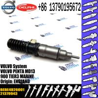 China Direct Sale Diesel Fuel Injector 21379943 BEBE4D26001 For VOL PENTA MD13 900 TIER3 MARINE for sale