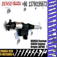 China diesel fuel injector nozzle 8-98243863-0 295050-1520 8-98243863-1 injector for ISUZU 4HK1 common rail injector for sale