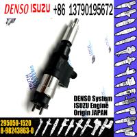 China diesel fuel injector nozzle 8-98243863-0 295050-1520 8-98243863-1 injector for ISUZU 4HK1 common rail injector for sale