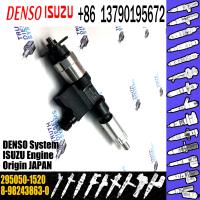 China diesel fuel injector nozzle 8-98243863-0 295050-1520 8-98243863-1 injector for ISUZU 4HK1 common rail injector for sale