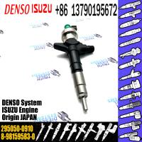 China diesel engine injector 8-98159583-0 295050-0910 for ISUZU diesel fuel injector injection engine parts 295050-0910 for sale