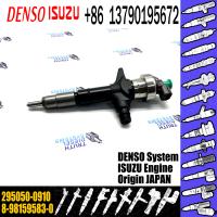 China diesel engine injector 8-98159583-0 295050-0910 for ISUZU diesel fuel injector injection engine parts 295050-0910 for sale