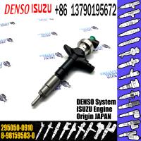 China diesel engine injector 8-98159583-0 295050-0910 for ISUZU diesel fuel injector injection engine parts 295050-0910 for sale
