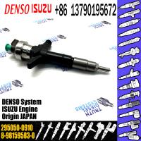 China diesel engine injector 8-98159583-0 295050-0910 for ISUZU diesel fuel injector injection engine parts 295050-0910 for sale