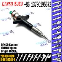 China diesel engine injector 8-98159583-0 295050-0910 for ISUZU diesel fuel injector injection engine parts 295050-0910 for sale