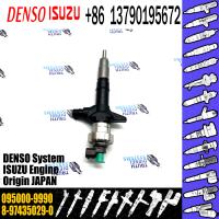 China New Diesel fuel common rail Injector 095000-9960 095000-9990 8-97435029-0 8974350290 For ISUZU 4JJ1 Engine for sale