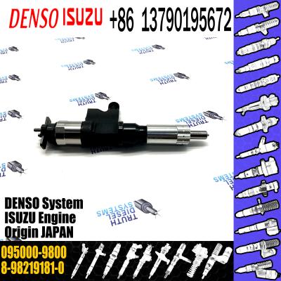 China Rail Injector 8-98219181-0 095000-9800 for ISUZU 4HK1 1 buyer for sale