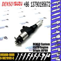 China Rail Injector 8-98219181-0 095000-9800 for ISUZU 4HK1 1 buyer for sale