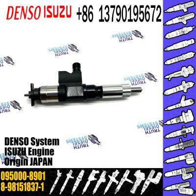 China Quality 4HK1 6HK1 engine injector 8-98151837-1 common rail fuel injector 095000-8901 for sale