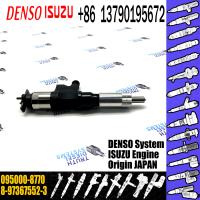 China Brand New Common Rail Fuel Injector Assembly 095000-8770 8-97367552-3 For ISUZU for sale