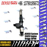 China Huida Diesel Engine fuel injector 095000-8631 8-98139816-1 095000-8632 8-98139816-2 Original for sale