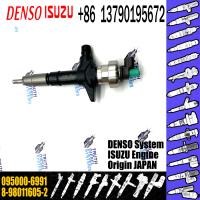 China Rail 4JK1 Fuel Injector 095000-6990 095000-6991 For ISUZU 8-98011605-2 8-98011605-3 for sale