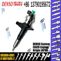 China Rail 4JK1 Fuel Injector 095000-6990 095000-6991 For ISUZU 8-98011605-2 8-98011605-3 for sale